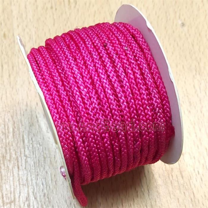 Hotpink Nylon Wire, approx 3mm, 16 meters per rolls (JP00021) - AndBead.com